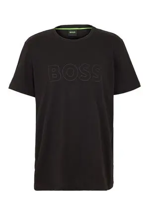 Hugo Boss Logo Crew-neck T-shirt - Black