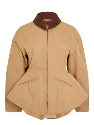 Alexander McQueen Oversized Peplum Jacket - No