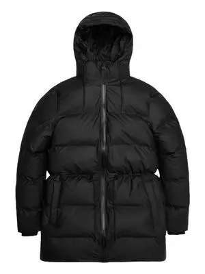 Rains Alta Puffer Jacket - Black