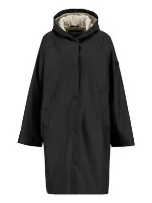 Barbour Long-sleeved Hooded Windbreaker - Black