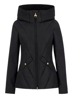 Barbour Diablo Quilted Jacket With Hood - Black