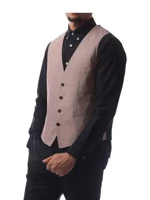 Hugo Boss Tailored Fit Vest - Black