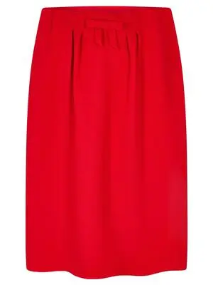 PRADA Prada Mid-Length Red Dress With Bow Detail