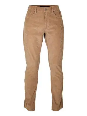 7 For All Mankind Corduroy Straight Leg Trousers - Beige
