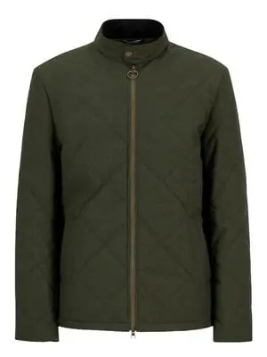 Barbour Stand-up Collar Quilted Jacket - Olive