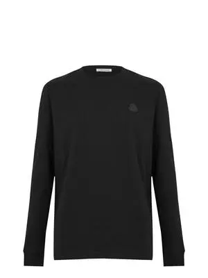 Moncler Casual Crew Neck Sweatshirt - Black