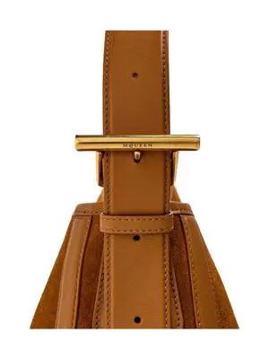 Alexander McQueen T-bar Shoulder Bag - Brown