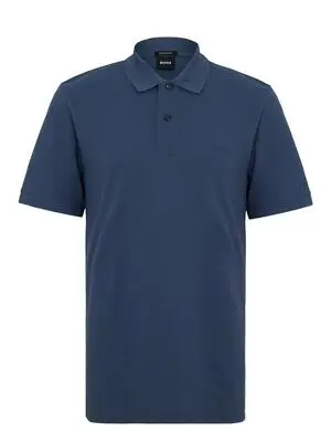 Hugo Boss Logo Short-sleeve Polo Shirt - Blue