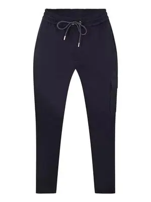Hugo Boss Lamont Cargo Pocket Open Hem Jersey Joggers - Black