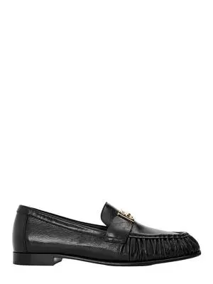 Fendi Ff Hardware Loafers - Black