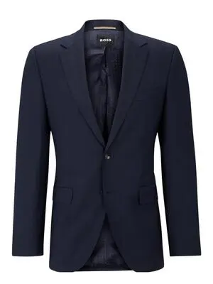Hugo Boss Single-breasted Suit Jacket - Black