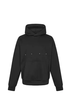 Hugo Boss Hugo" Logo Cotton Hoodie - Black