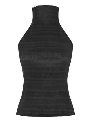 MAGDA BUTRYM Magda Butrym High-Neck Pleated Tank Top