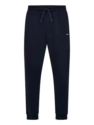 Hugo Boss Hugo Bodywear Cotton-terry Tracksuit Bottoms - Black