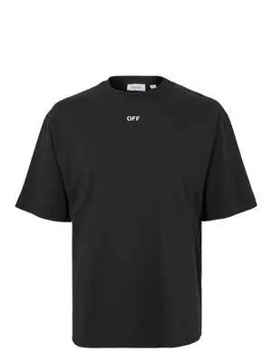 Off-White Logo Crew Neck T-shirt - Black