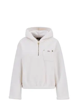 Barbour Lola Fleece Hoodie - White