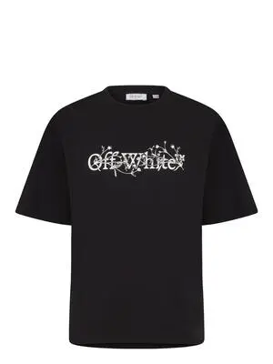 Off-White Flower T-shirt Black