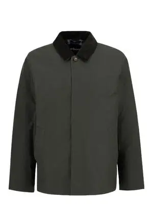 Barbour Long-sleeved Casual Jacket With Classic Collar - Olive