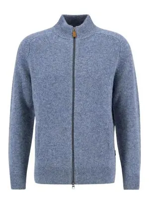 Barbour Zip Up Jumper - Blue