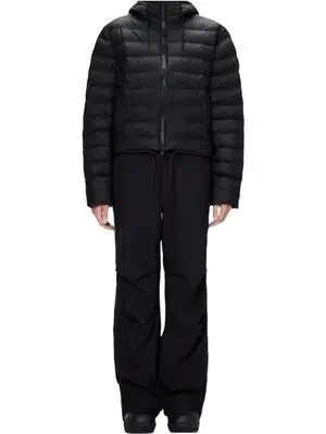 Rains Lohja Short Puffer Jacket - Black