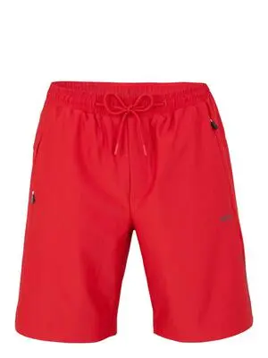Hugo Boss Relaxed Fit Drawstring Shorts - Red