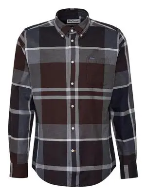 Barbour Long Sleeve Patterned Shirt - Black