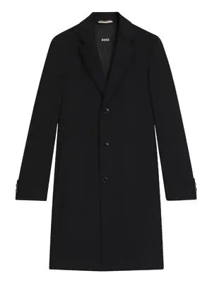 Hugo Boss Overcoat - Black