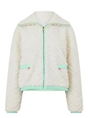 Casablanca Alphabet Jacquard Casual Jacket - White