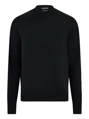 TOM FORD Crew Neck Knit Sweater - Black