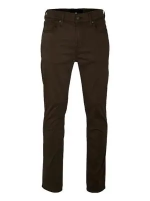 7 For All Mankind Slimmy Sateen Slim Fit Trouser - Olive