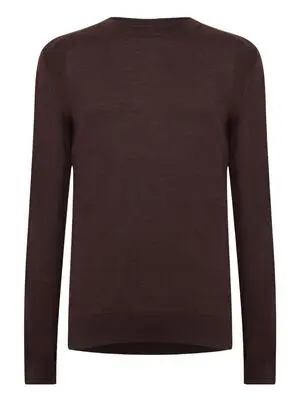 Hugo Boss Crew Neck Knit Sweater - Black
