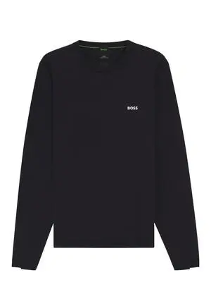 Hugo Boss Boss Logo Crewneck Jumper - Black