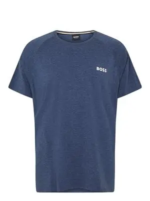 Hugo Boss Solid Color Minimalist T-shirt - Blue