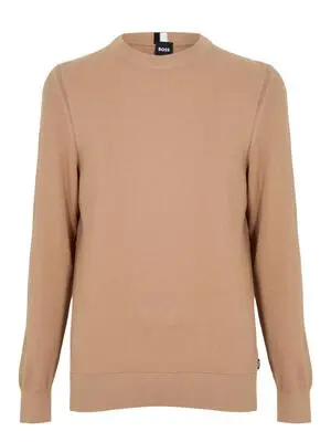 Hugo Boss Crew Neck Knit Sweater - Nude