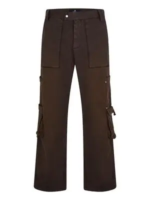 REPRESENT Workwear Casual Cargo Pants - Black