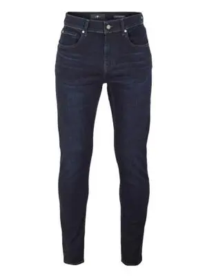 7 For All Mankind Belt Loops Jeans - Black