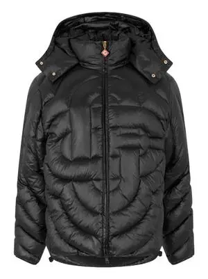 CASABLANCA Casablanca Hooded Down Jacket With Iconic Logo Zipper Tab