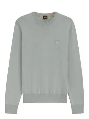 Hugo Boss Long Sleeve Crew Neck Jumper - Gray