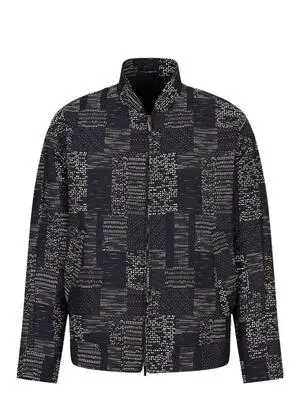 EMPORIO ARMANI Emporio Armani Printed Zip-Up Jacket
