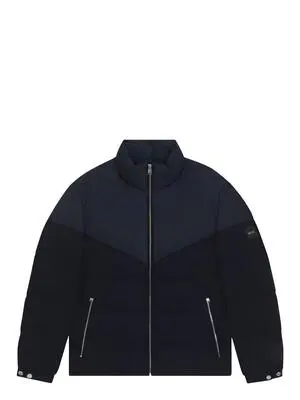 Hugo Boss Puffer Jacket With Logo Detail - Black
