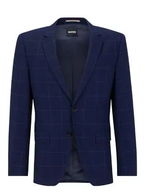 Hugo Boss Classic Check Blazer - Black