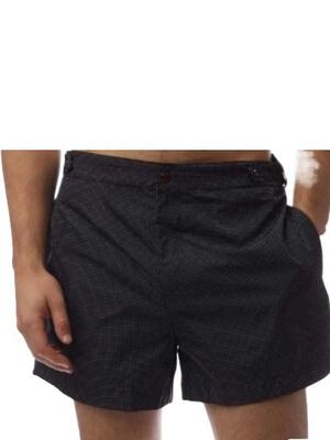 Hugo Boss Patterned Shorts - Black