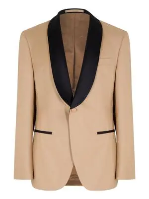 Hugo Boss Camel-colored Tuxedo Jacket - Nude