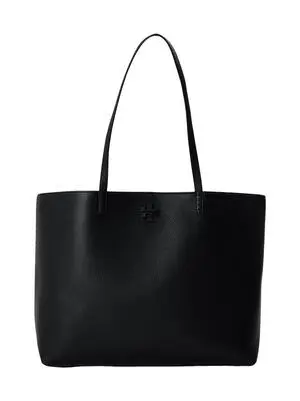 TORY BURCH Tory Burch Black Leather Tote Bag
