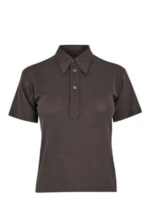 MAISON MARGIELA Maison Margiela Short Sleeve Polo Top No