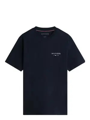 Tommy Hilfiger Logo Short Sleeve T-shirt - Black