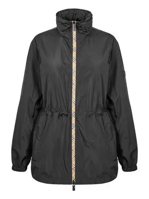 Burberry Casual Jacket With Drawstring Waist - Black