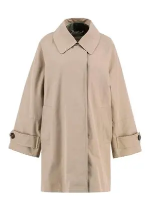 Barbour Long-sleeved Trench Coat - Nude