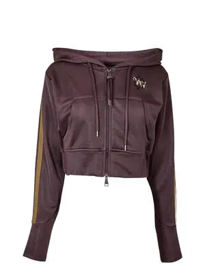 VIVIENNE WESTWOOD Lion Motif Zip-up Hoodie - Brown