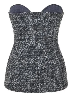 DIESEL® Fitted Bustier Top - Black